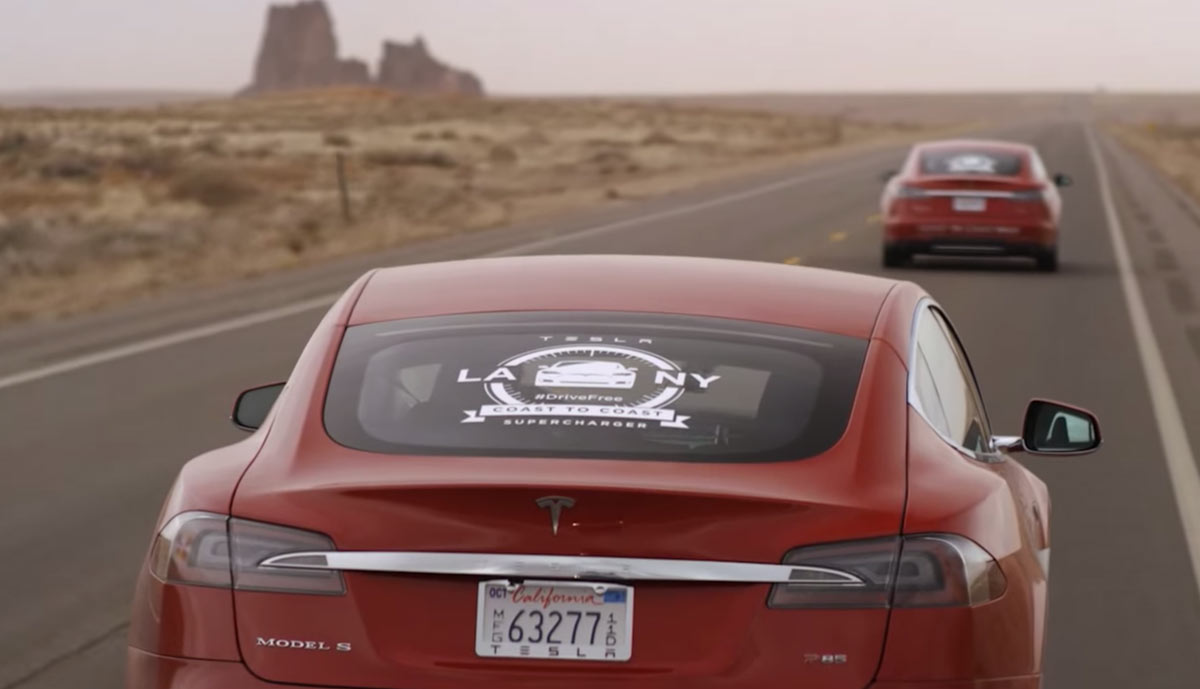 Tesla Cross Country Rallye Teil 1: Von Kalifornien nach Colorado