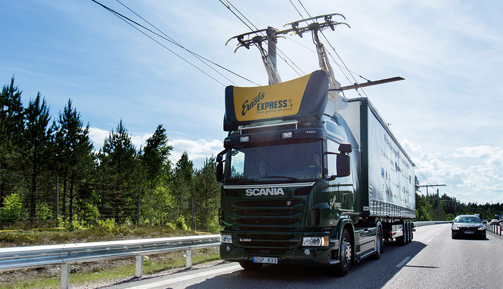 Erster eHighway für Oberleitungs-Lkw in Schweden in Betrieb - ecomento.de