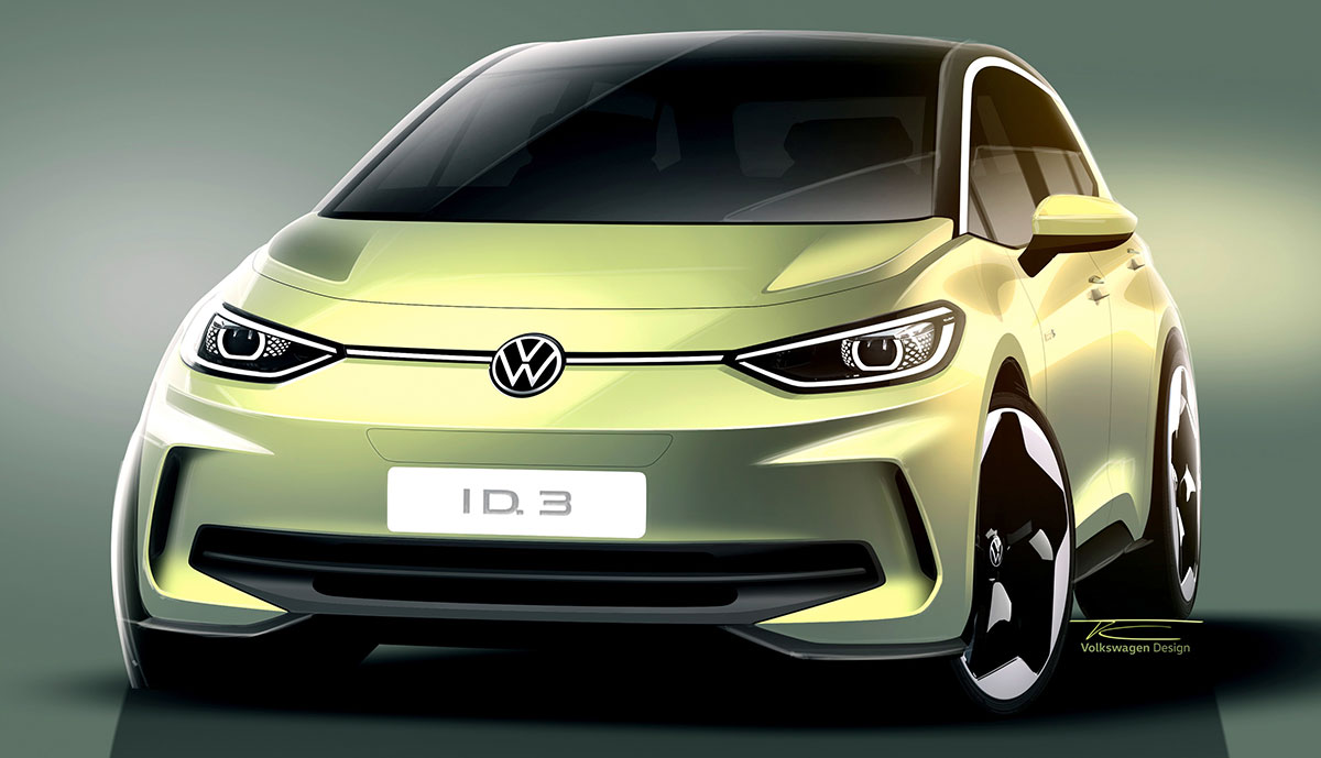 Neuer ID.3: VW teasert vor Premiere Front & Heck - ecomento.de